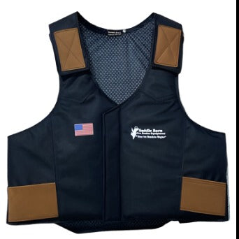 Black Rodeo Protective Vest Adult — Rodeo Hard