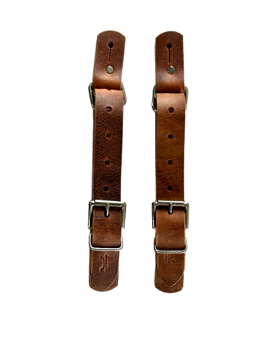 Bull Riding Spur Straps - Harness Leather — Rodeo Hard